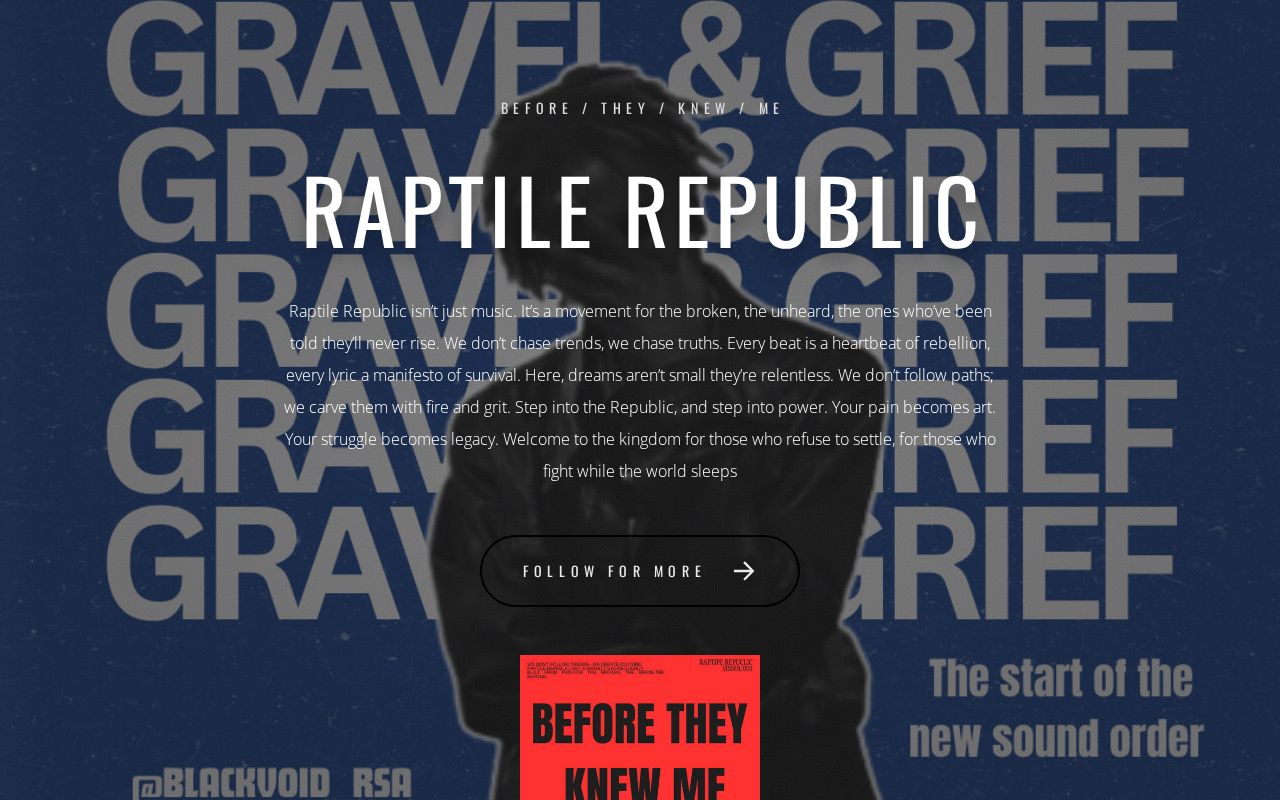 Raptile Republic Magazine issue 001